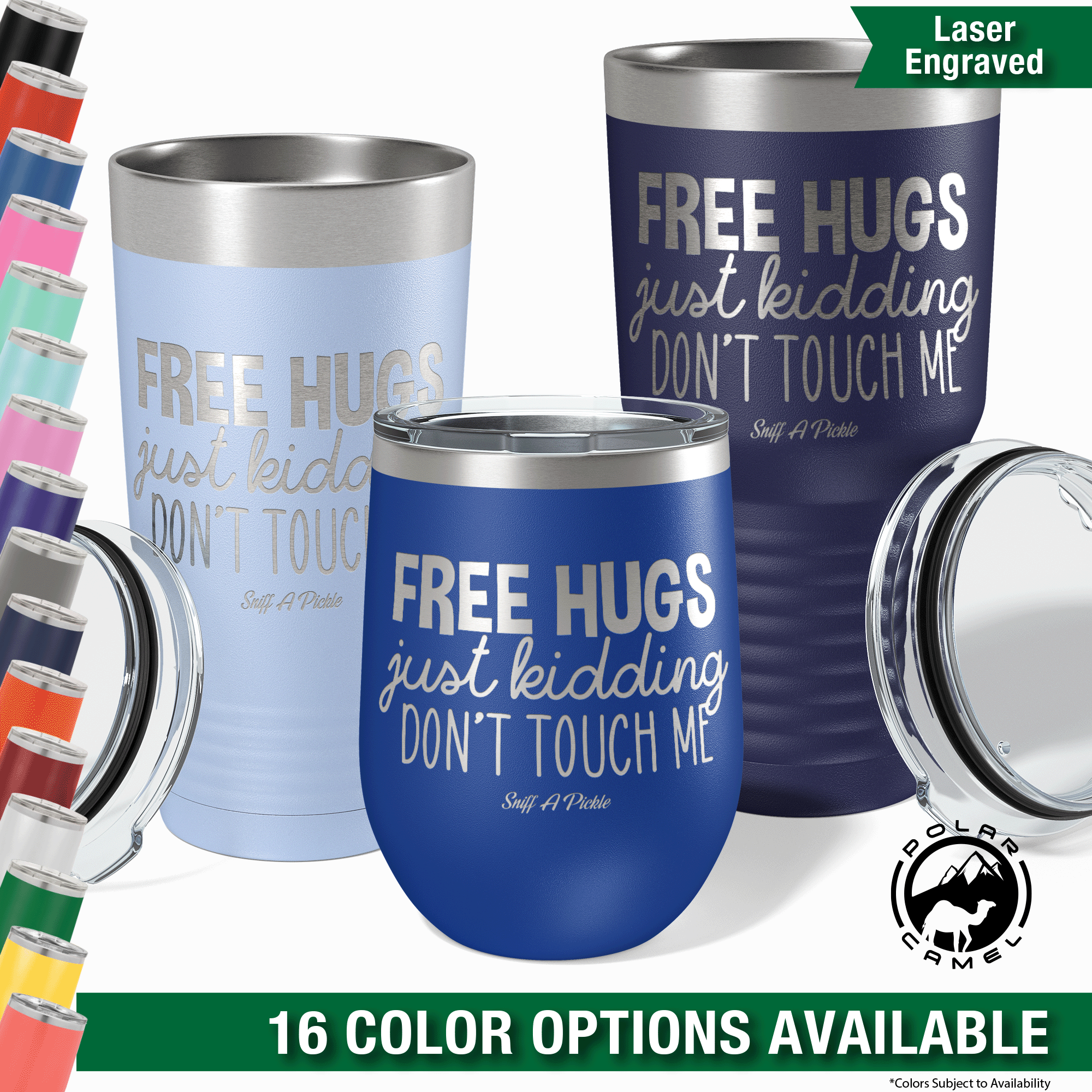 Free Hugs - Insulated Tumbler – Sniff A Pickle